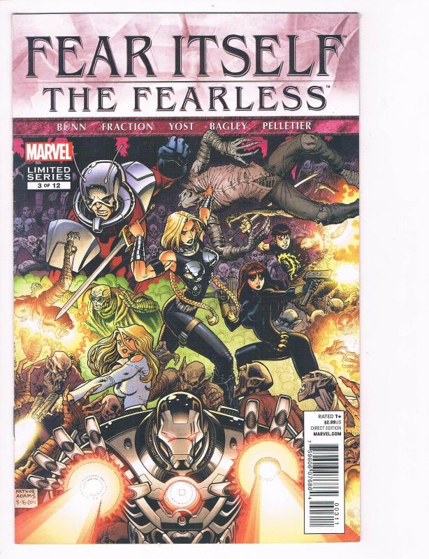 Fear Itself The Fearless # 3 VF Marvel Comic Book Limited Series ...