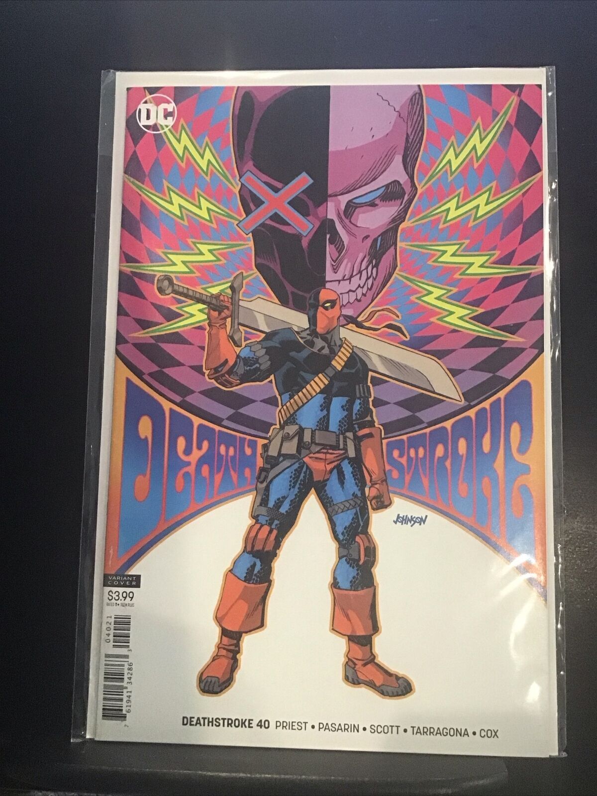 DEATHSTROKE #40 B DC Dave Johnson Variant (ARKHAM) (02/06/2019) | Comic ...