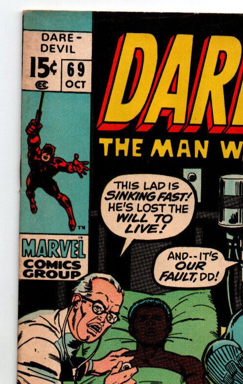 Daredevil #69 - Black Panther - 1st Turk Barrett - 1970 - FN/VF | Comic ...