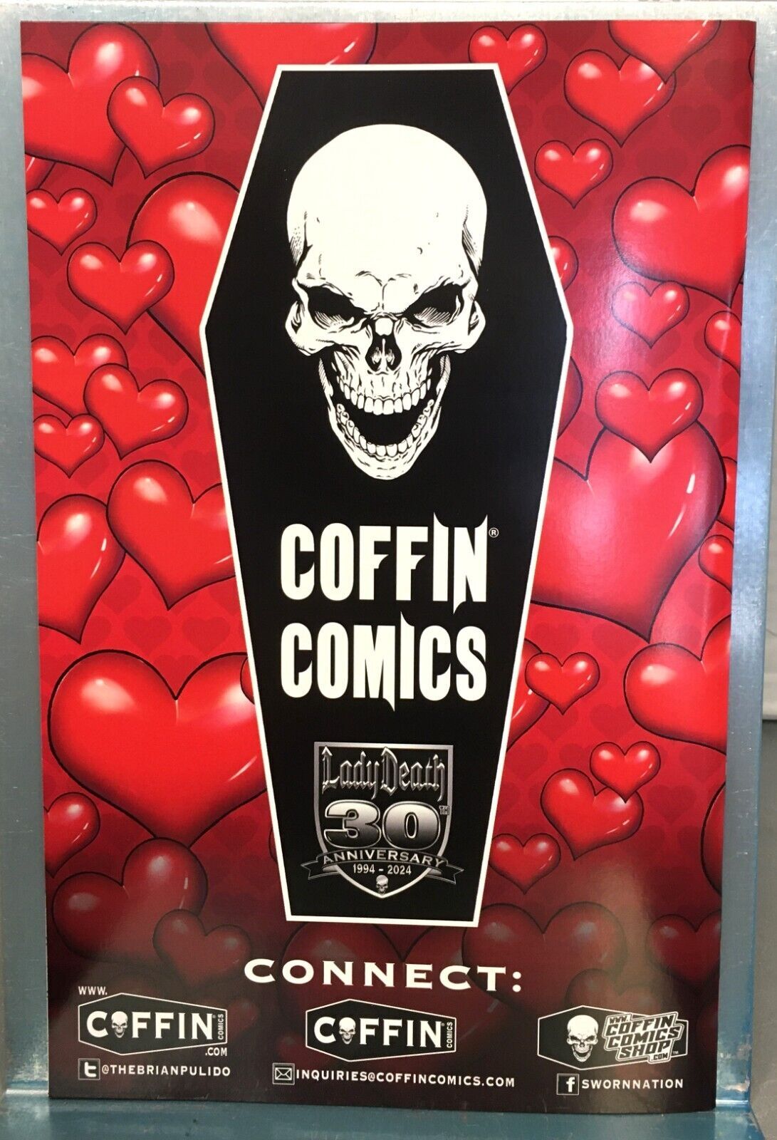 Lady Death: the Reckoning #1 - "Hearts" 30th Anniversary Edition - LE ...
