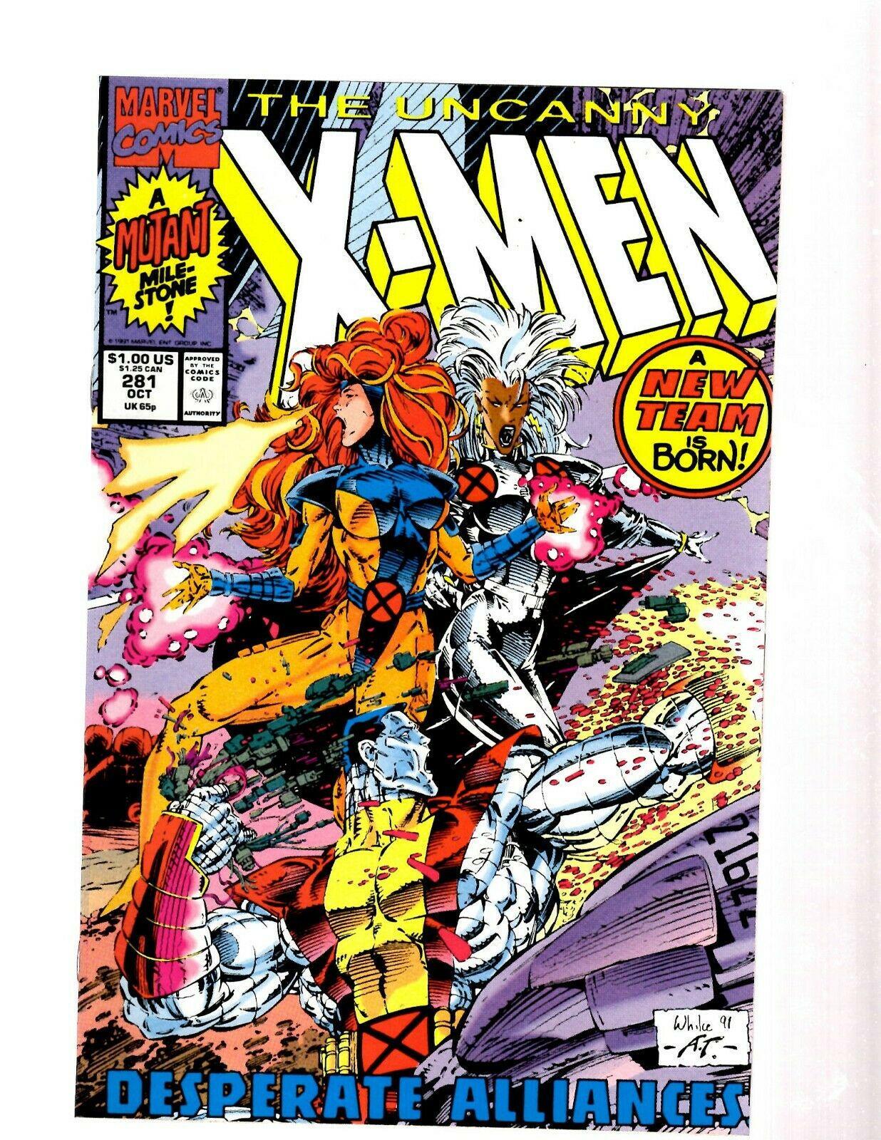 12 Uncanny X-Men Comics #280 281 283 284 285 286 287 288 289 290 291 ...