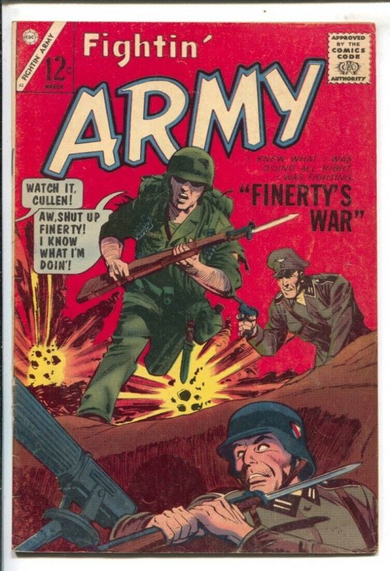 Fightin' Army #62 1965-Charlton-Fight The Nazi's-battle cover-VG ...