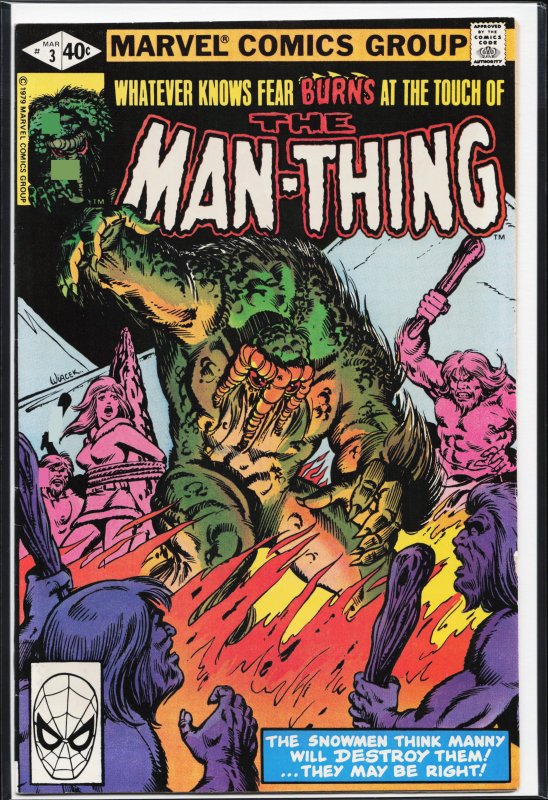 Man-Thing #3 (1980) Man-Thing | Comic Books - Bronze Age, Marvel, Man ...