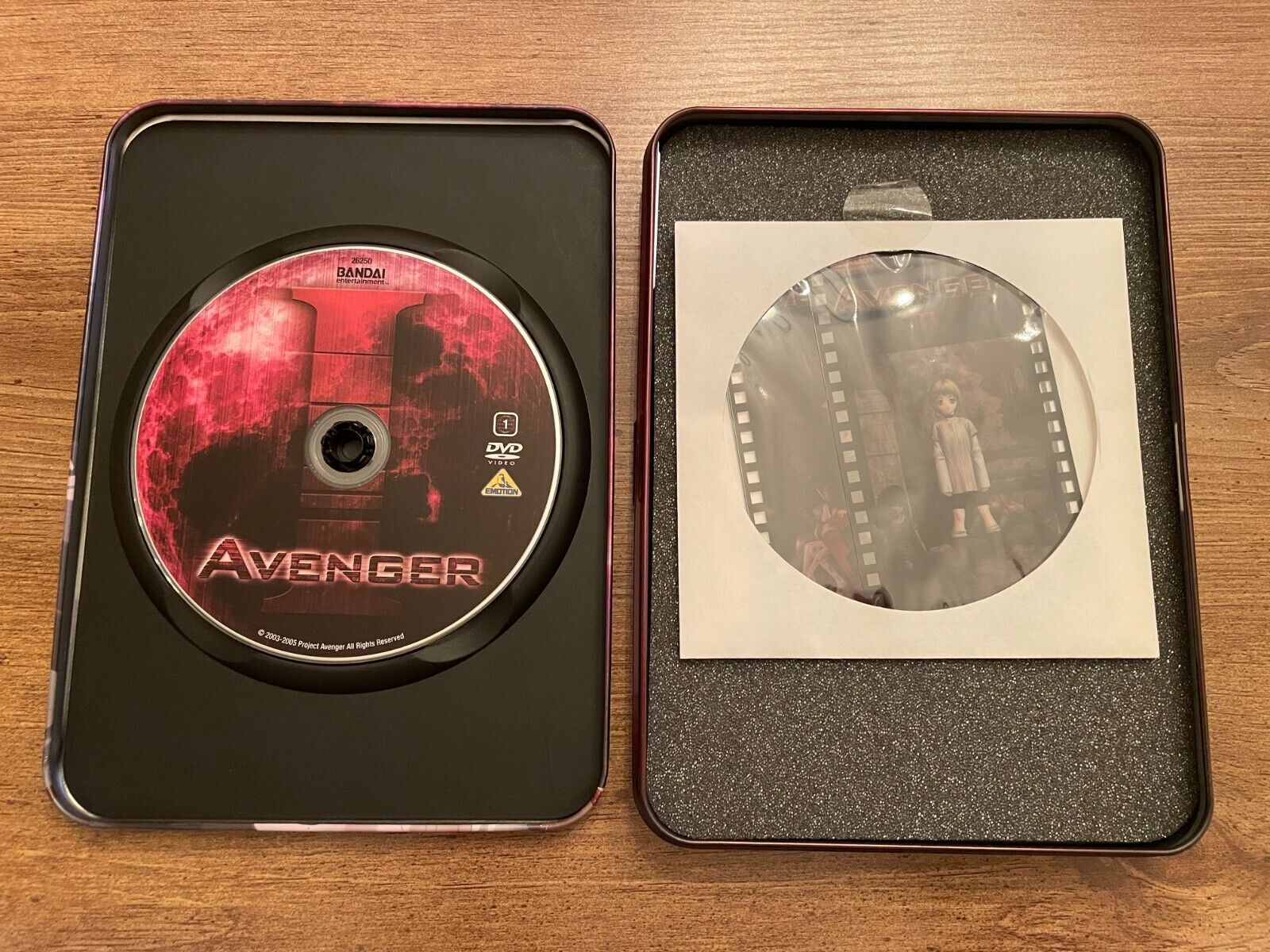 Avenger Complete Collection DVD Bandai Entertainment Metal Case Anime ...