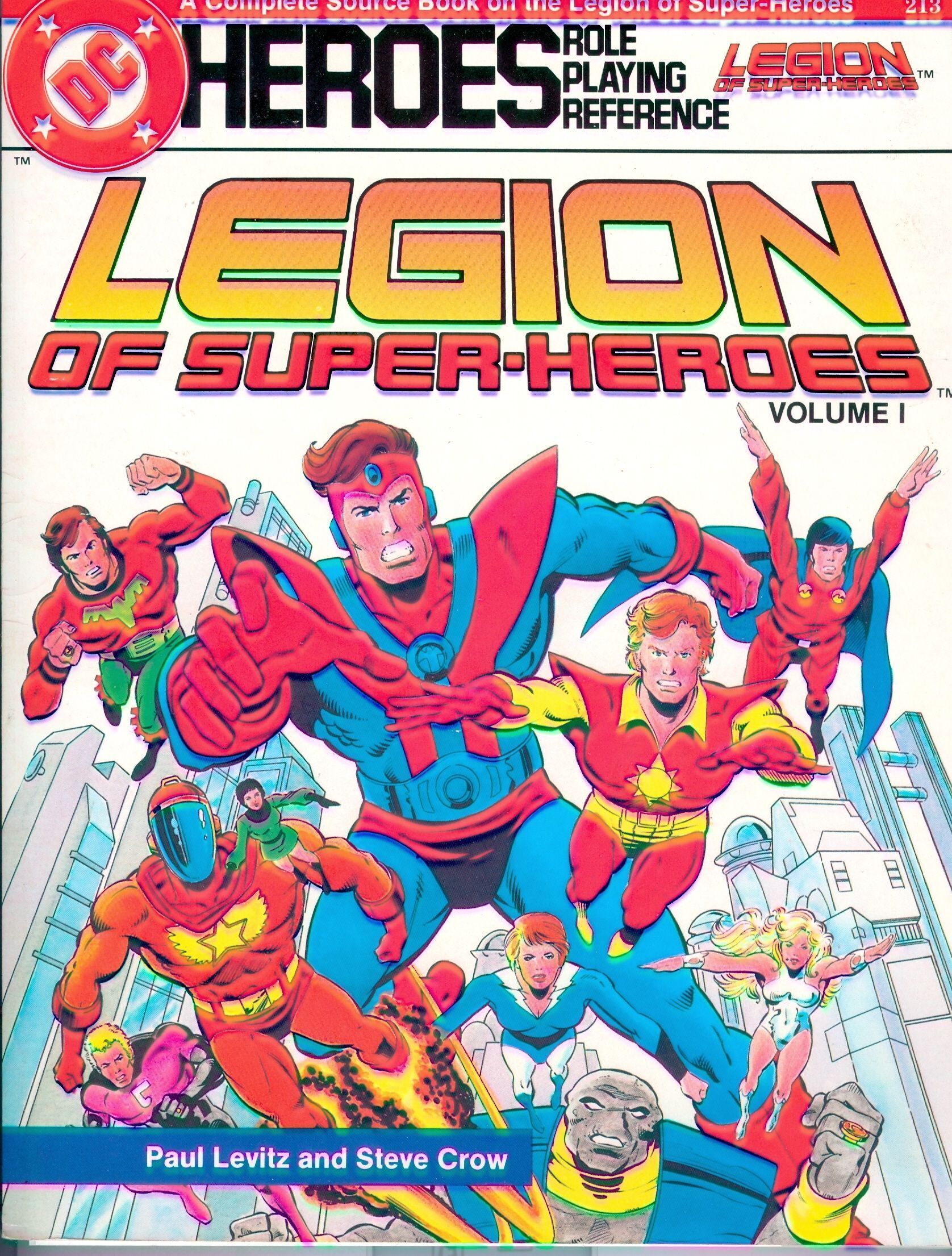 Legion of Super-Heroes Sourcebook Vol 1 Heroes Role Playing Reference ...
