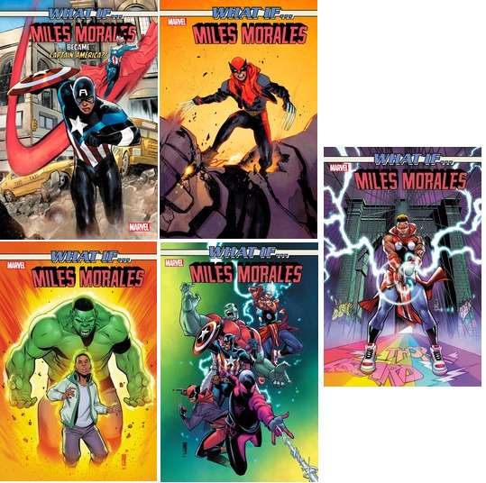 (2022) WHAT IF MILES MORALES #1 2 3 4 5 Complete Set! #1-5 ...
