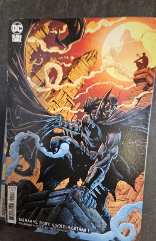 Batman vs. Bigby! A Wolf In Gotham #1 Variant Cover | Comic Books ...
