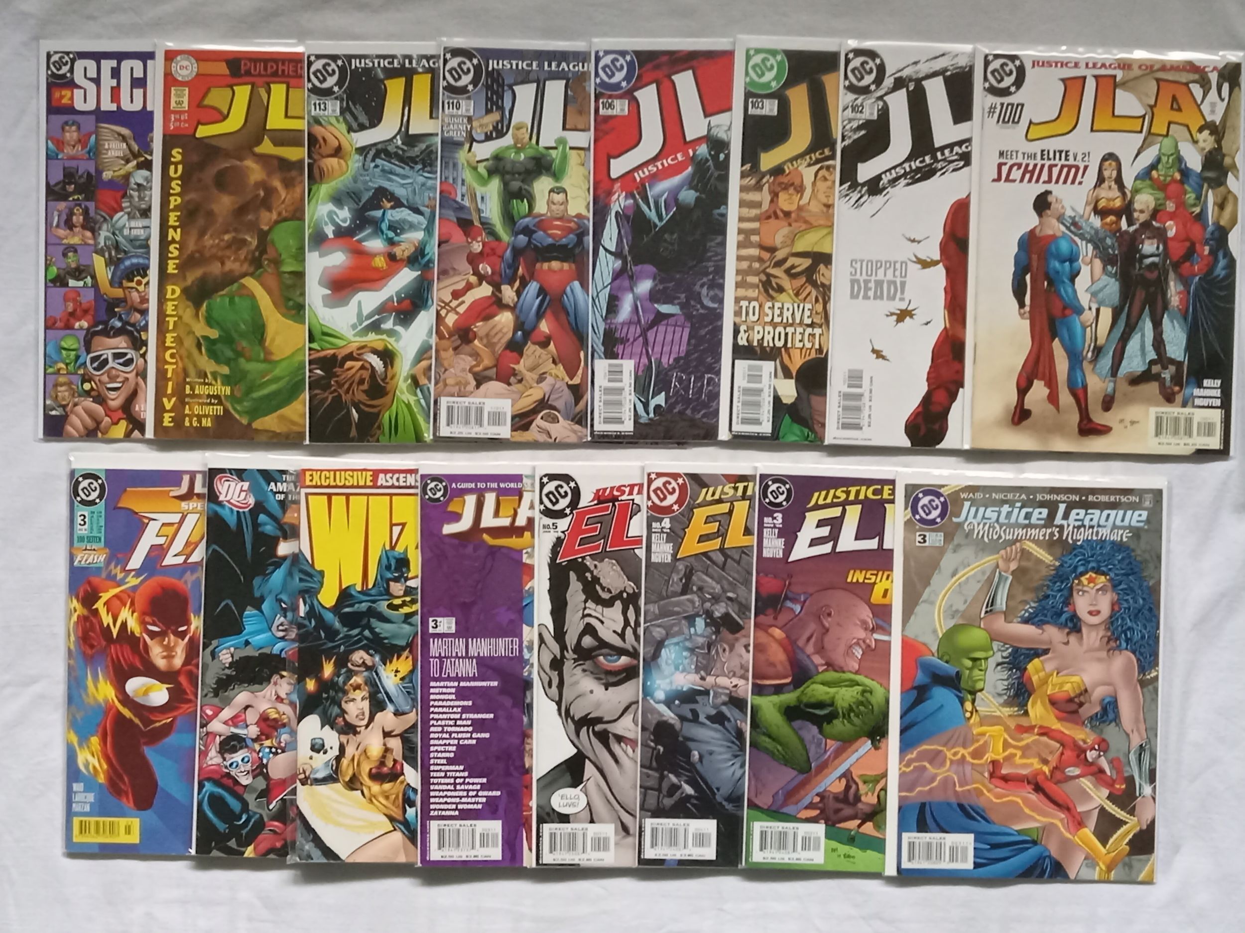 JLA (1997) set of 42 modern age comics Justice League of America Elite ...