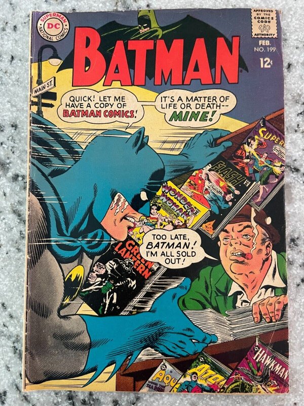 Batman # 199 FN DC Comic Book Robin Joker Catwoman Gotham Ivy Riddler 9 ...