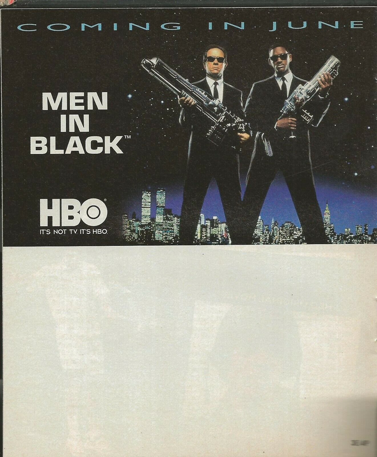 ORIGINAL Vintage May 1998 HBO Guide Magazine Face/Off Men in Black ...