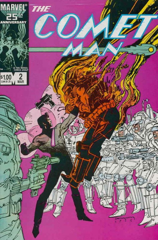 Comet Man #2 muy bien; Marvel | Bill Sienkiewicz-COMBINAMOS el envío ...