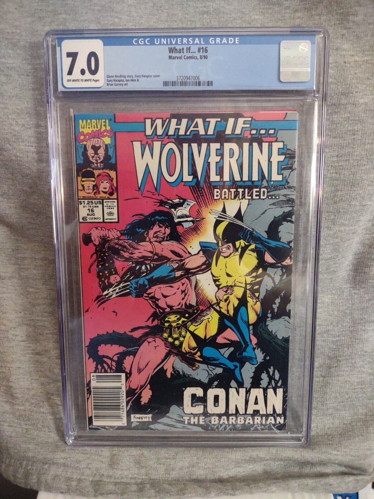 What If... #16 CGC 7.0 (1990) - Wolverine vs Conan the Barbarian ...