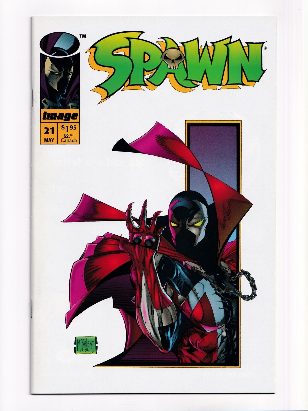 Spawn #21 Image Comics 1994 Sharp Copy NM Todd McFarlane | Comic Books ...