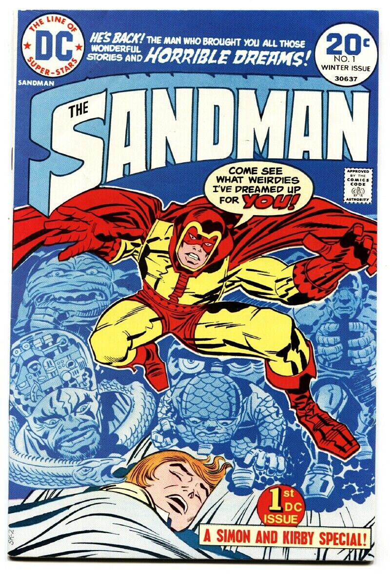 Sandman #1-comic book 1974-jack Kirby-dc-first Issue | Comic Books ...