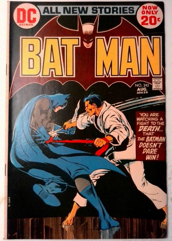 Batman #243 DC 1972 VF- Comic Book Key Introduction Lazarus Pit | Comic ...