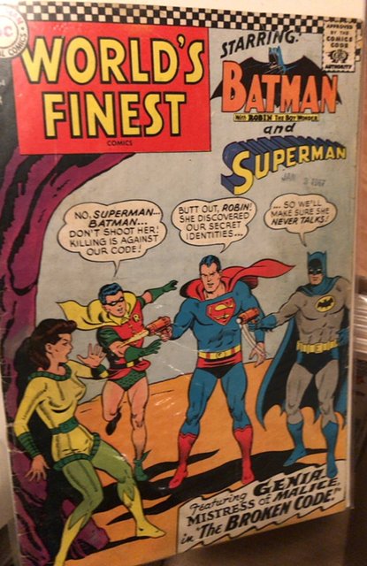 World's Finest Comics #164 (1967) Superman and Batman and Robin | Comic ...
