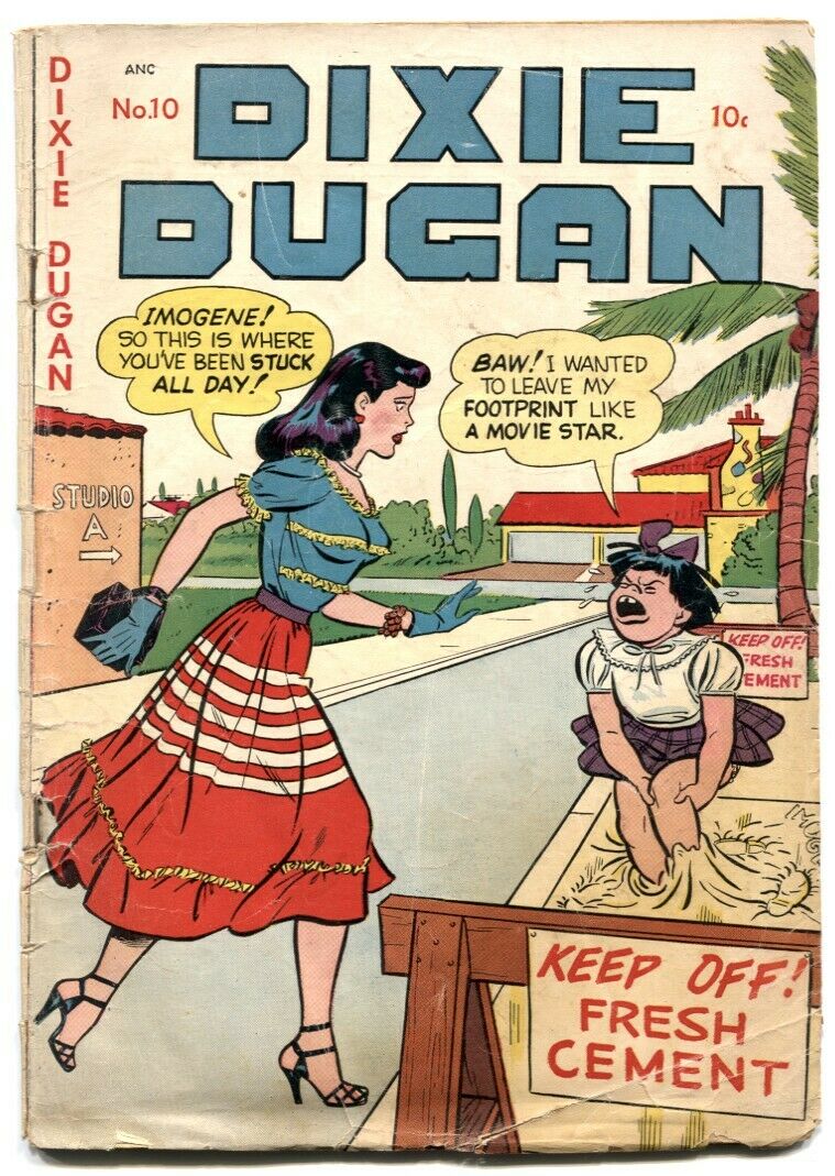 Dixie Dugan #10 1948- Golden Age comic- spicy art G- | Comic Books ...