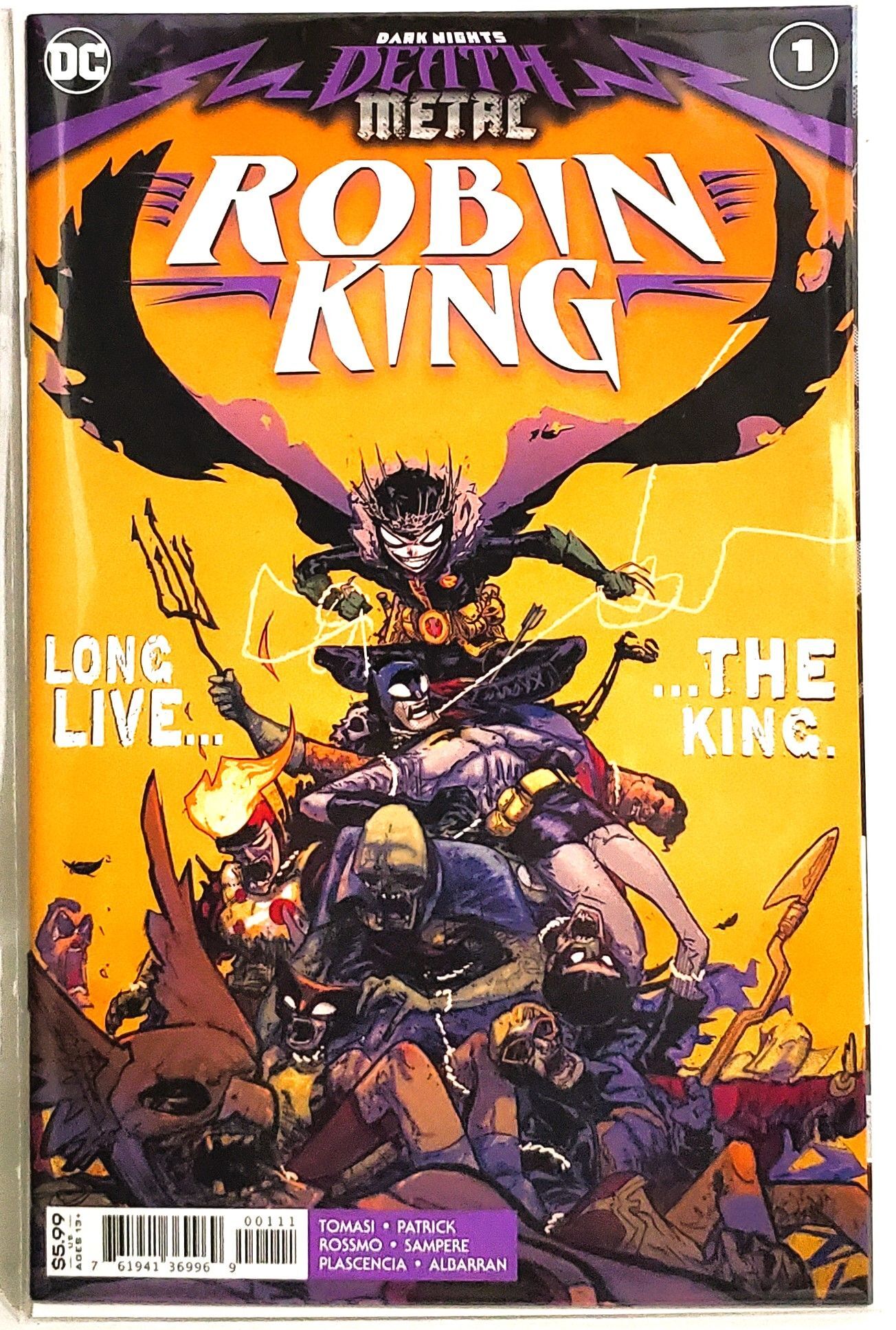 Dark Nights: Death Metal Robin King #1 Riley Rossmo Cover A (DC 2020 ...