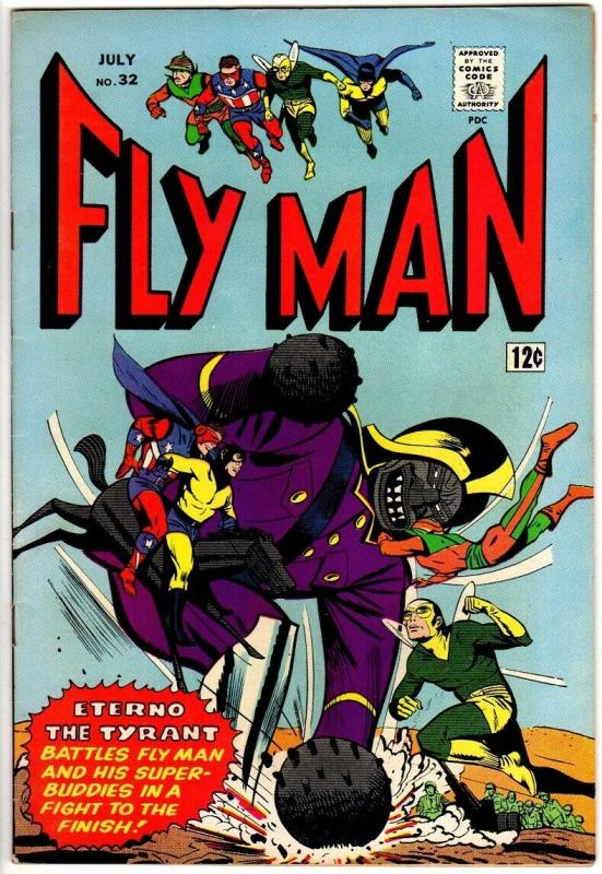 FLY MAN 32 Vg-F July 1965 | Comic Books - Silver Age, Archie Comics ...