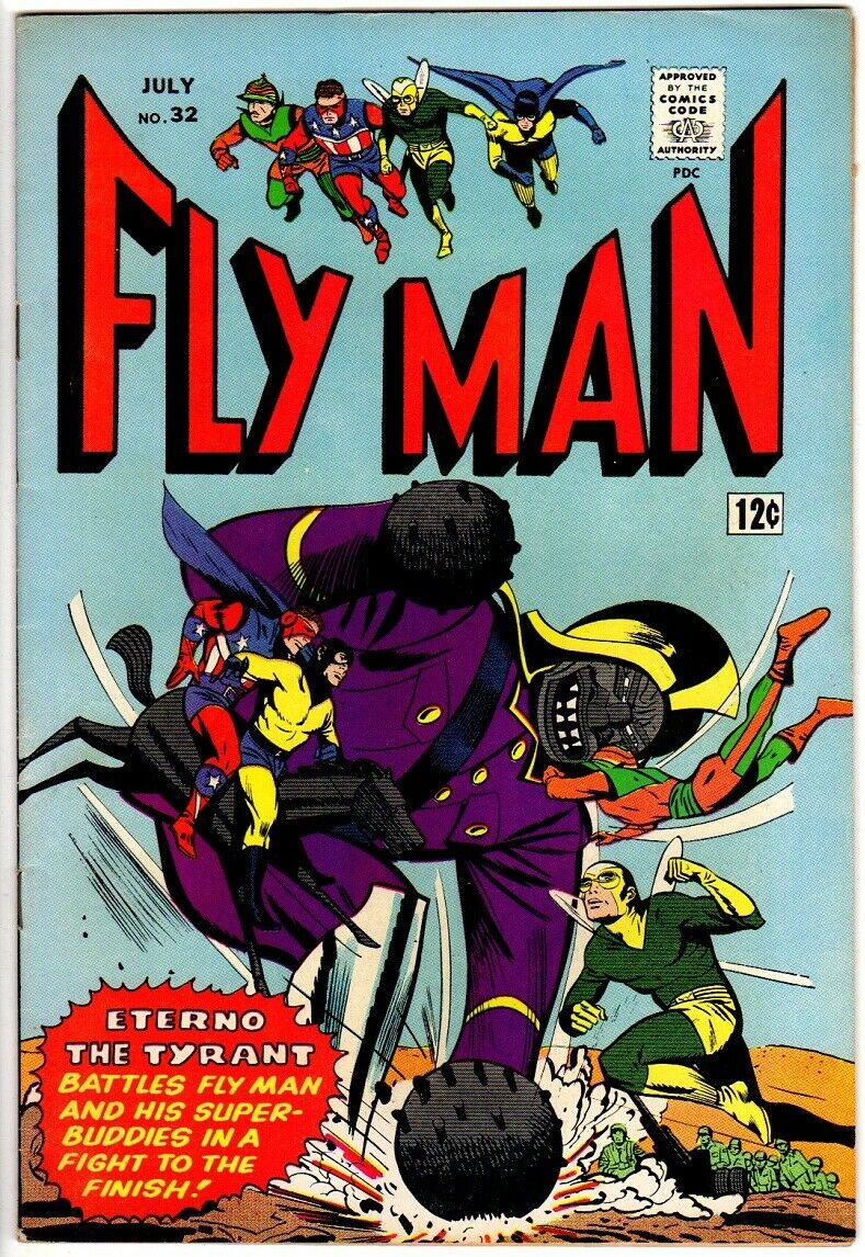 FLY MAN 32 Vg-F July 1965 | Comic Books - Silver Age, Archie Comics ...