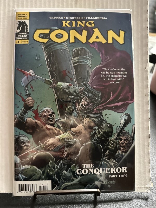 King Conan The Conqueror set 1-6 Dark Horse Comics February 2014 ...