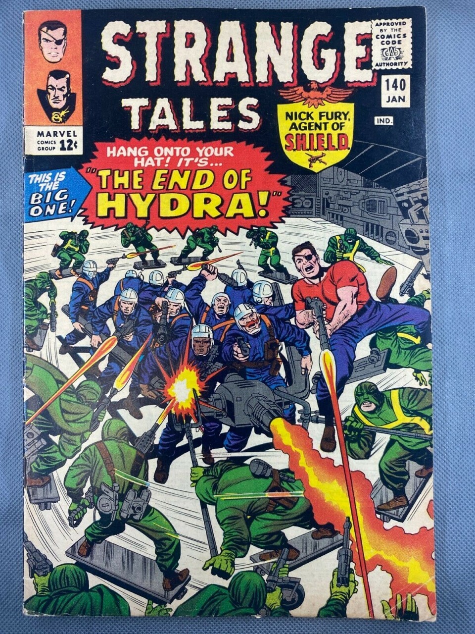 Strange Tales (1951) #140 VG/FN (5.0) Hydra Nick Fury Jack Kirby | Comic Books - Modern Age ...