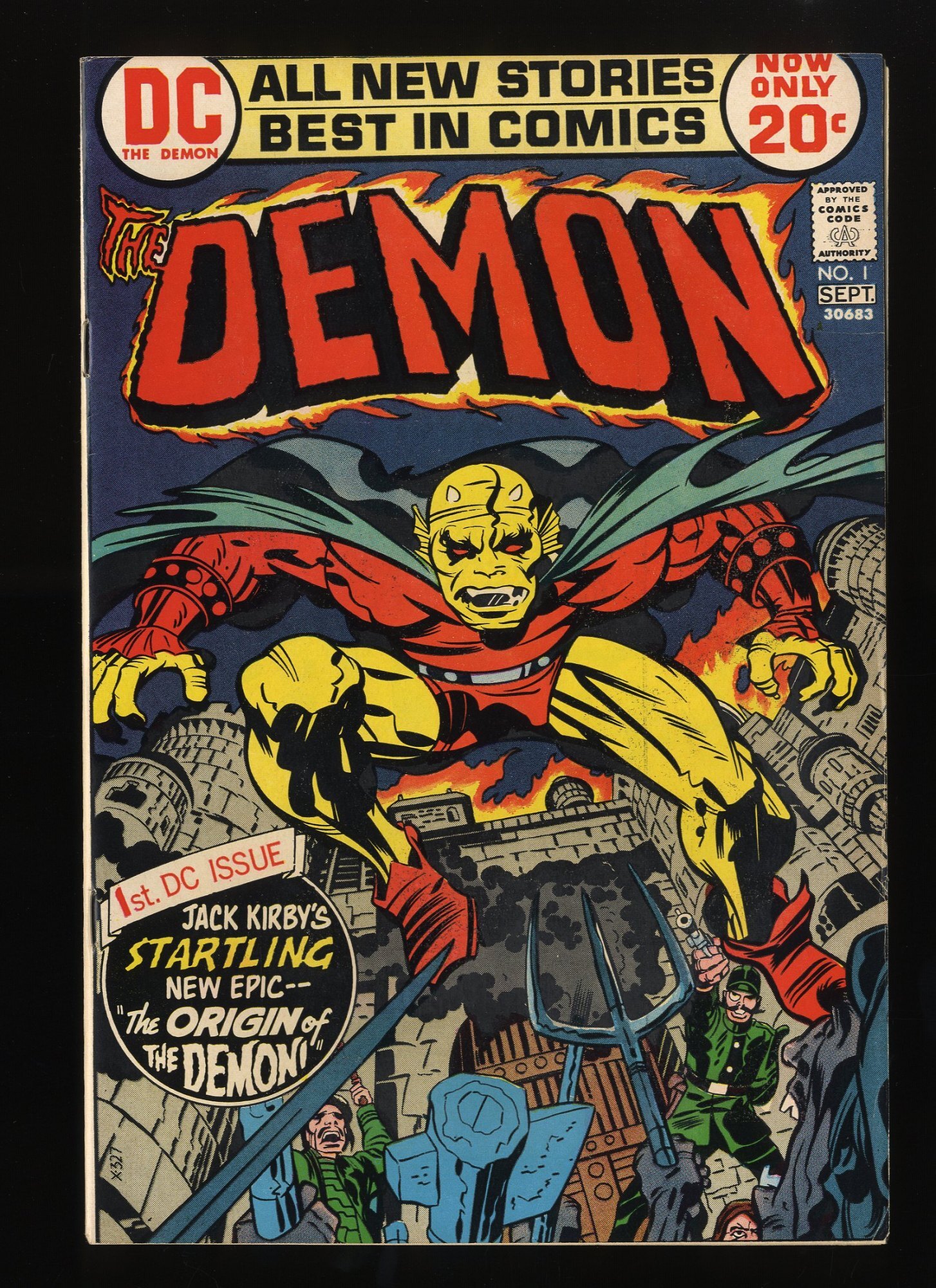 Demon #1 VF- 7.5 1st Appearance Etrigan the Demon! 1972 Key! | Comic ...