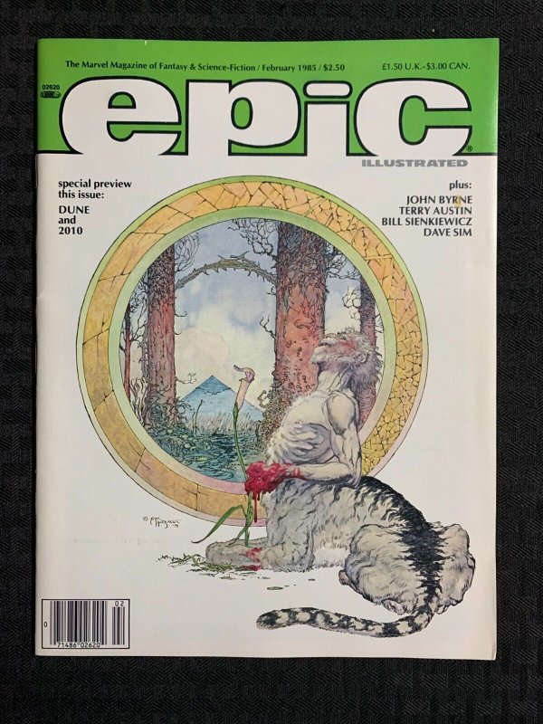 1985 Feb EPIC ILLUSTRATED Magazine FN 6.0 John Byrne - Last Galactus ...
