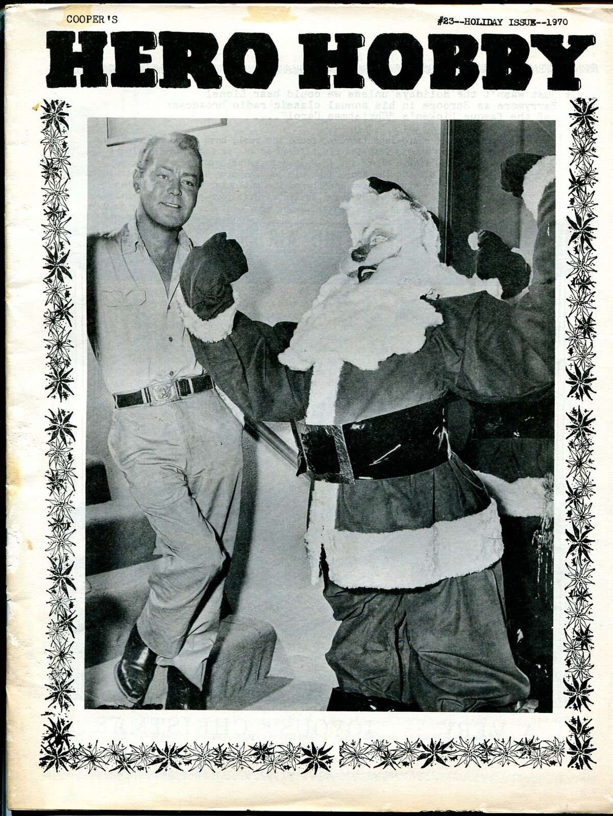 Hero Hobby #23 1970-Alan Ladd-Santa Claus-Hitler Disney WWII cartoons ...