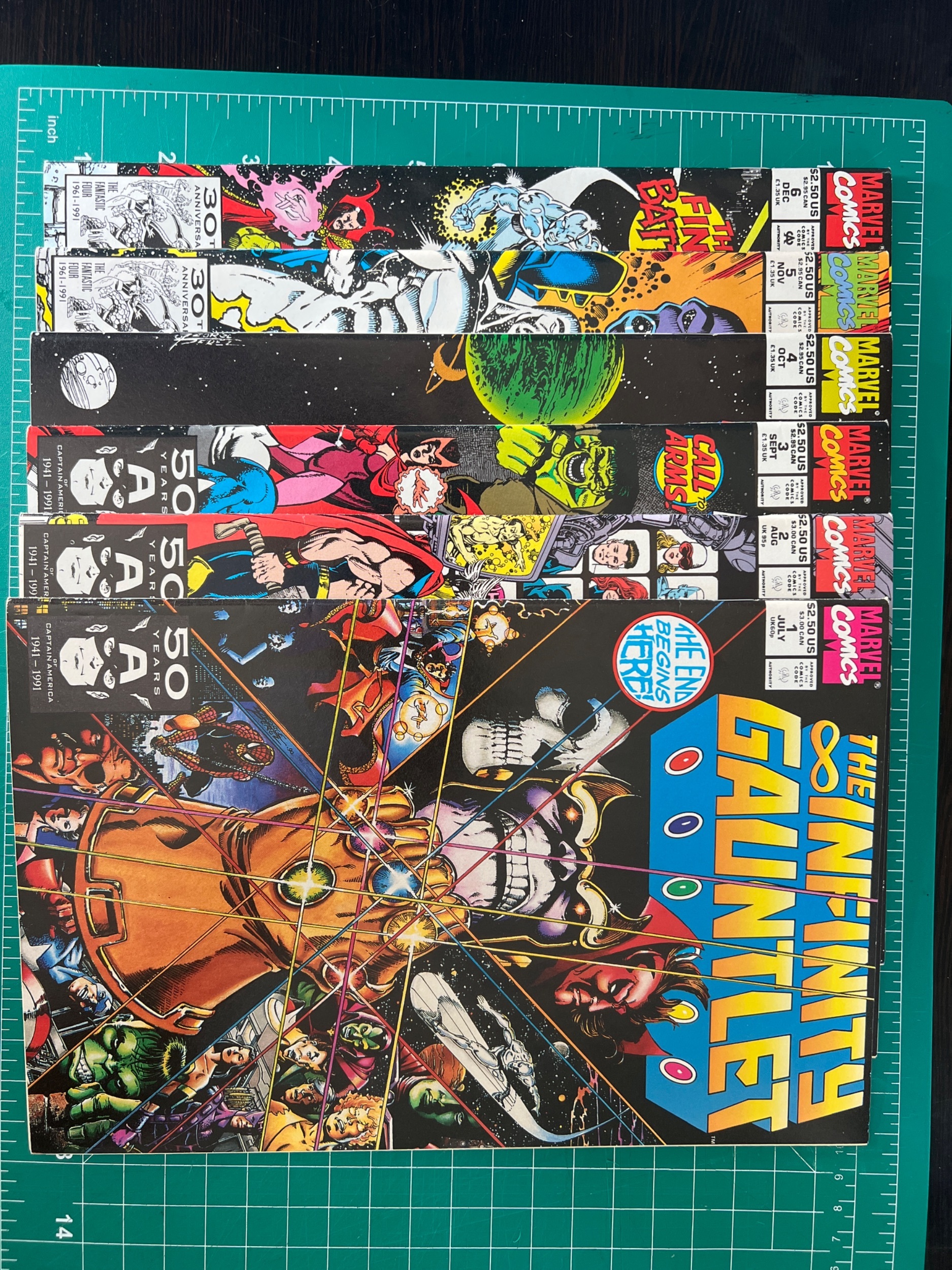 The Infinity Gauntlet #1-6 (1991) VF | Comic Books - Copper Age, Marvel ...
