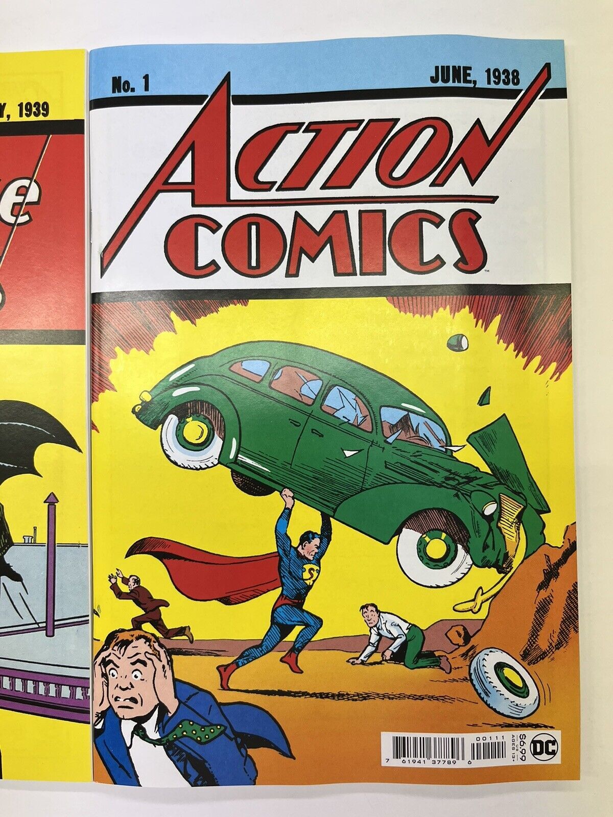 DC FACSIMILE 2022 SET - DETECTIVE #27 1ST Batman + ACTION COMICS #1 1st ...