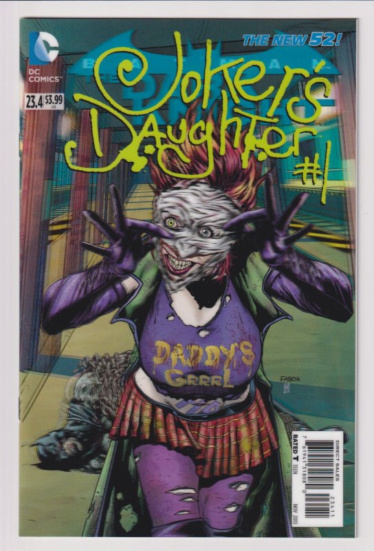 DC Comics! Batman: TDK #23.4 / Joker's Daughter #1! The New 52! 3D ...
