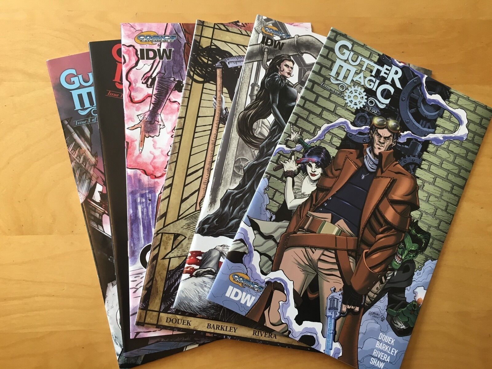 Gutter Magic 1, 2, & 4 With Some Variants, Comics Experience, IDW ...