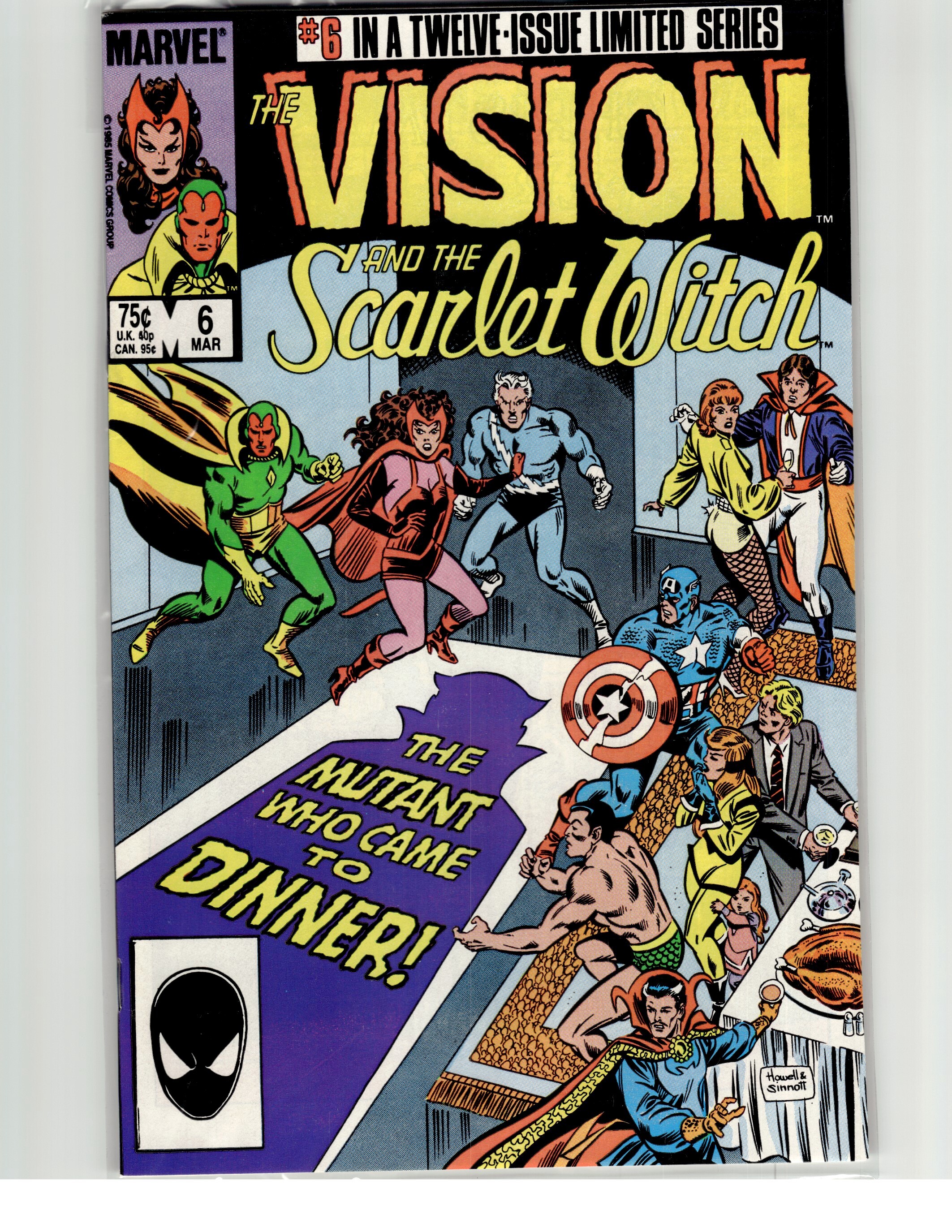 The Vision and the Scarlet Witch #6 (1986) The Vision | Comic Books ...