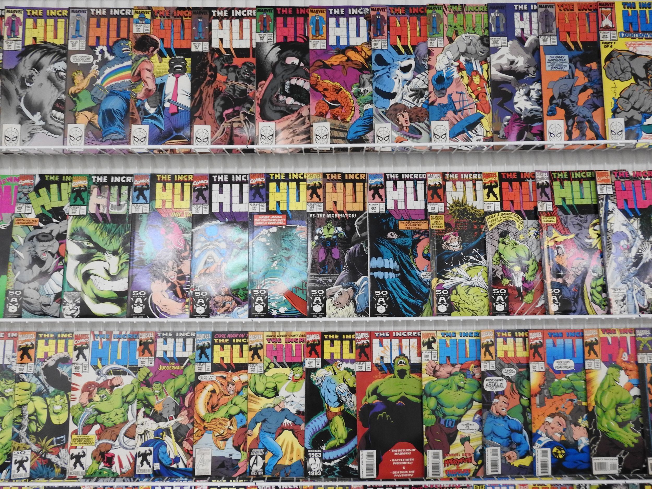 Huge Lot of 160 Comics W/ The Incredible Hulk, Iron Man, Avengers! Avg ...