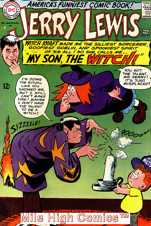 ADVENTURES OF JERRY LEWIS (1957 Series) #92 Very Fine Comics Book ...