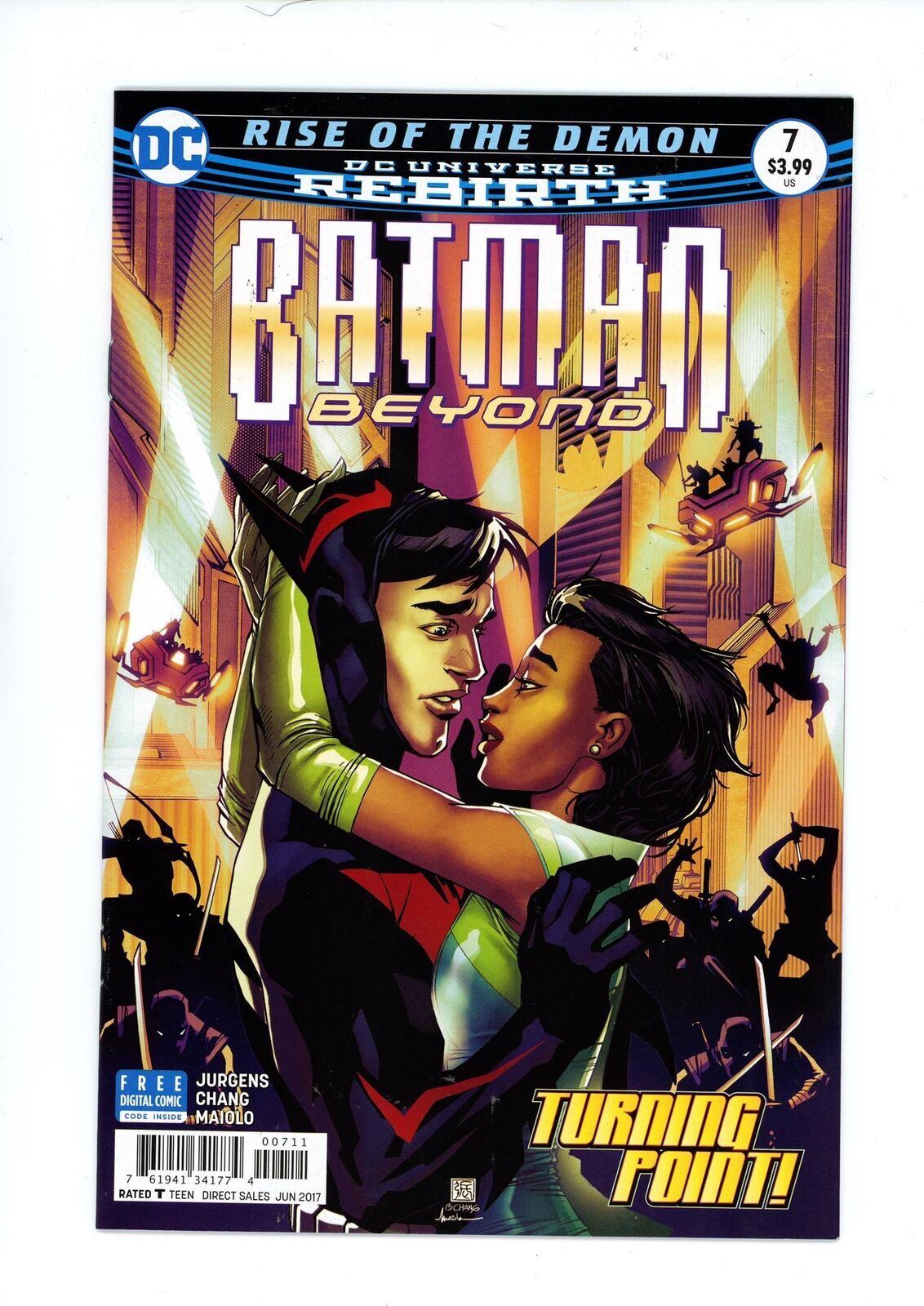 Batman Beyond #7 Series 6 (2017) DC Comics Bernard Chang Cover Variant ...