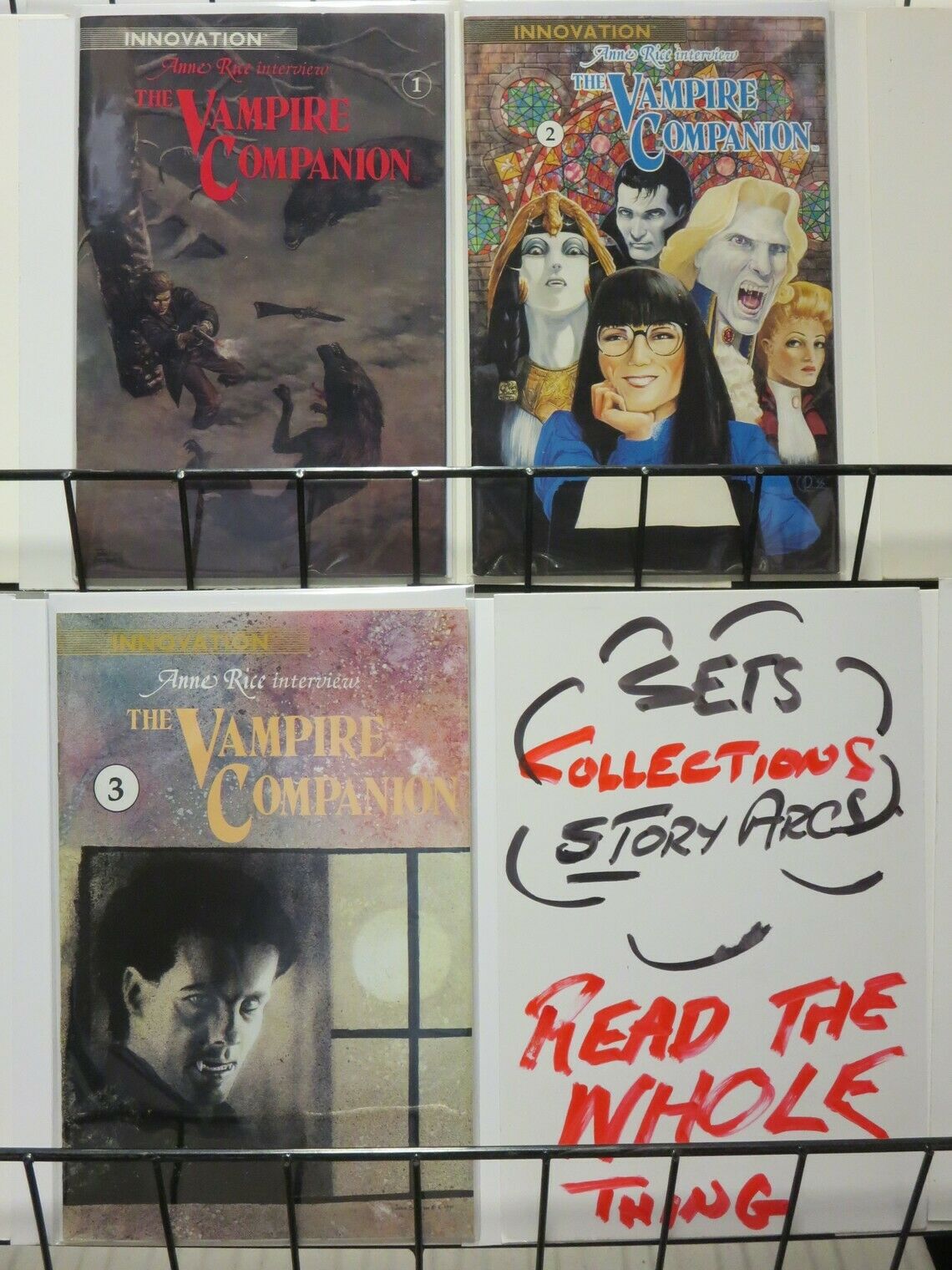 Vampire Companion (1990 IV) 1-3 Anne Rice Interview | Comic Books ...