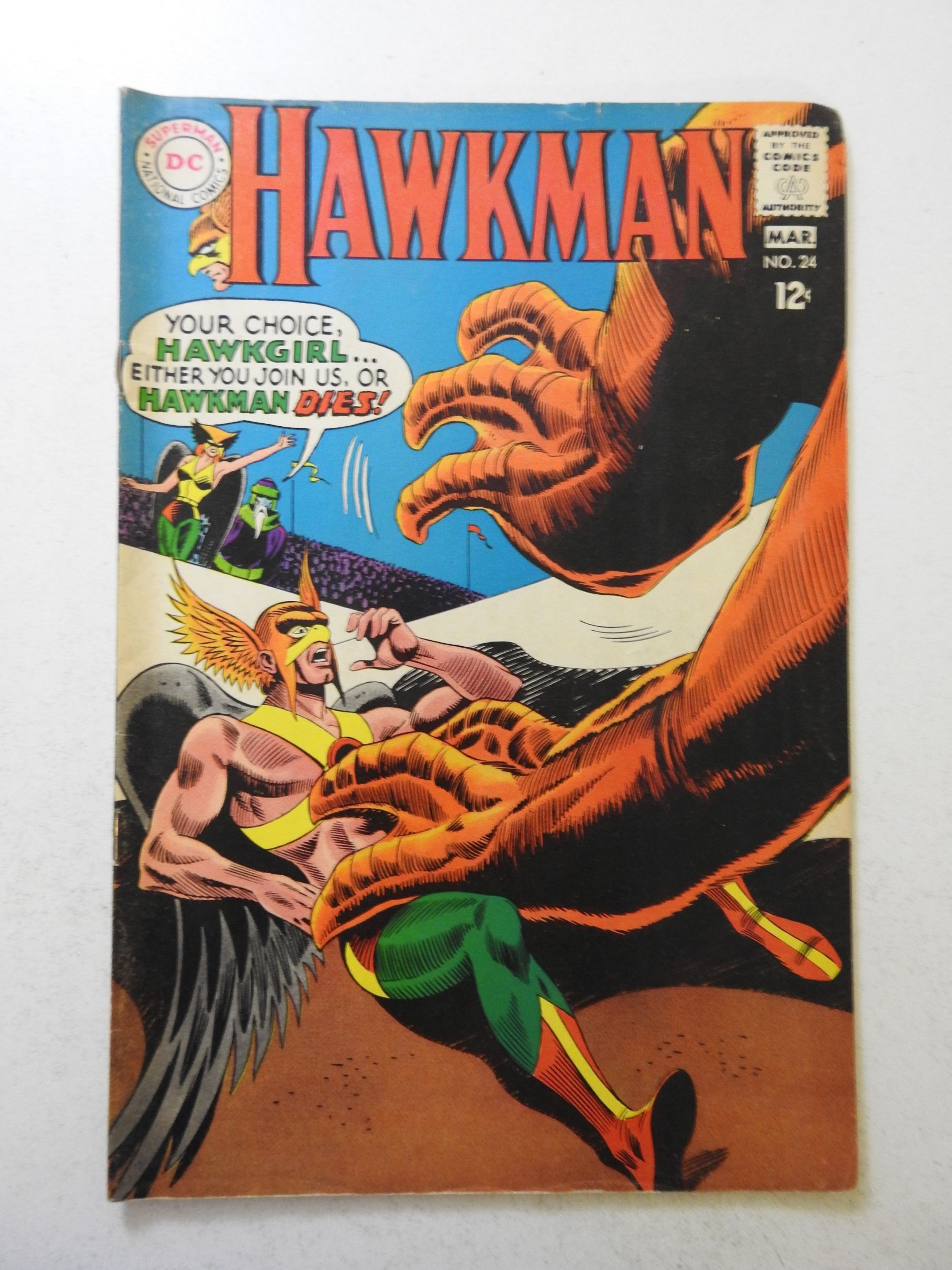 Hawkman #24 (1968) VG/FN Condition! | Comic Books - Silver Age, DC ...