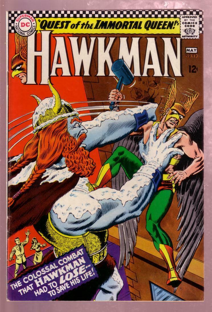 Hawkman #13 1966- Quest of the Immortal Queen-Anderson VG | Comic Books ...