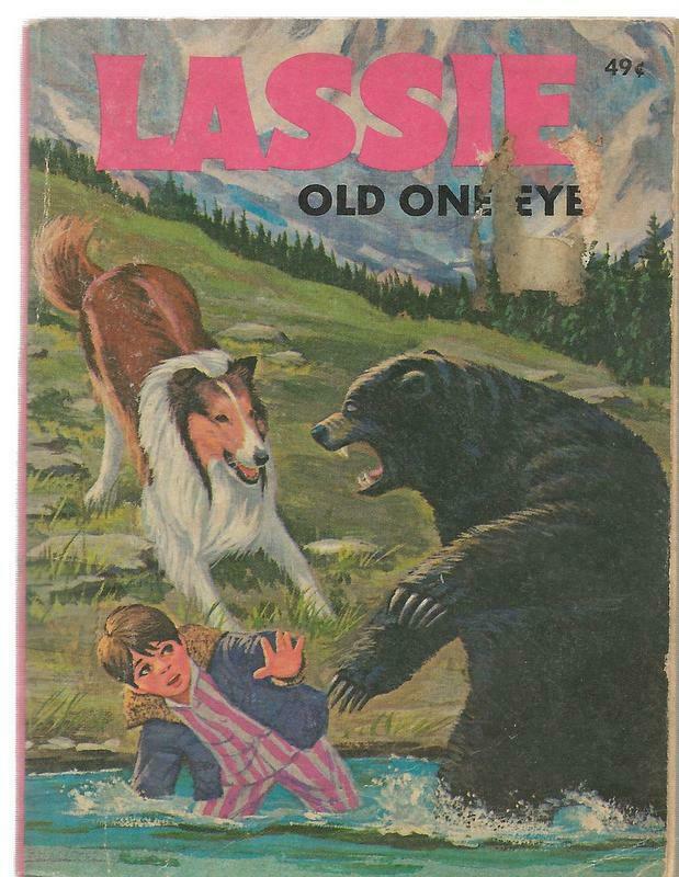Lassie Old One Eye ORIGINAL Vintage 1975 Whitman Big Little Book ...