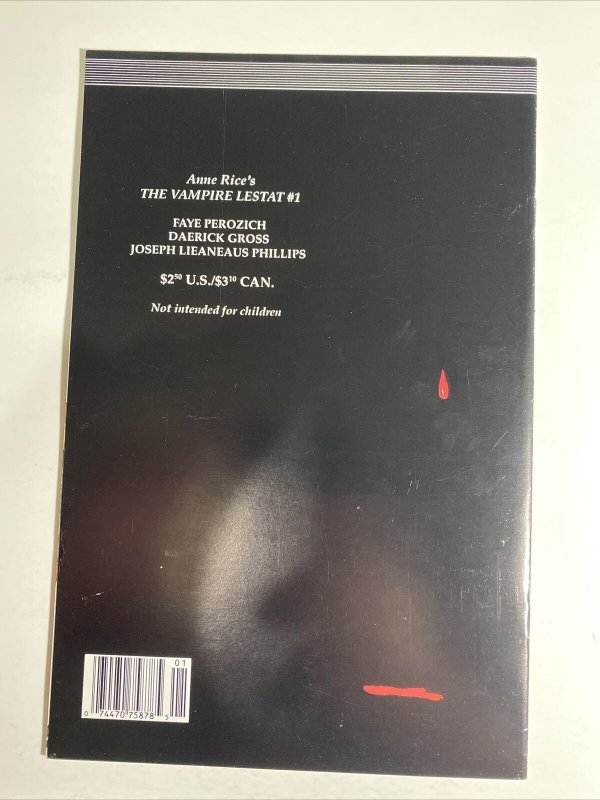 Anne Rice's The Vampire Lestat #1 (Innovation, 1990) + Interview ...