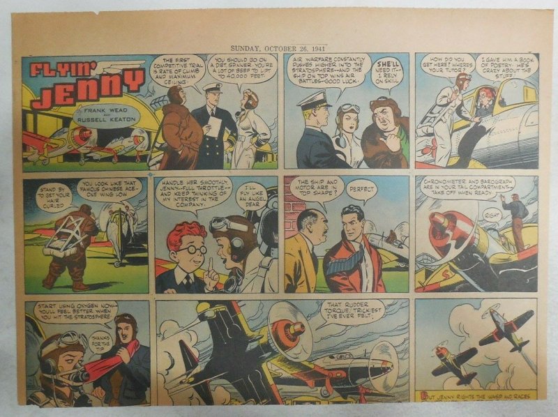 Flying Jenny Sunday Page by Russell Keaton from 10/26/1941 Size: 11 x ...