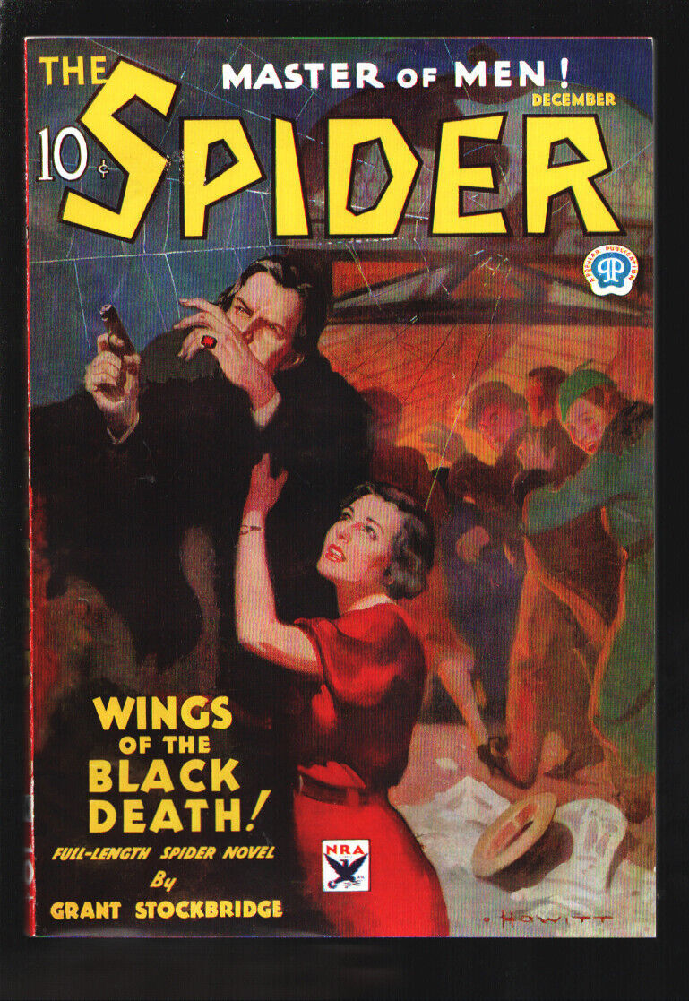 The Spider Pulp Replica 12/1933-Giraso-Reprints "Wings of The Black ...