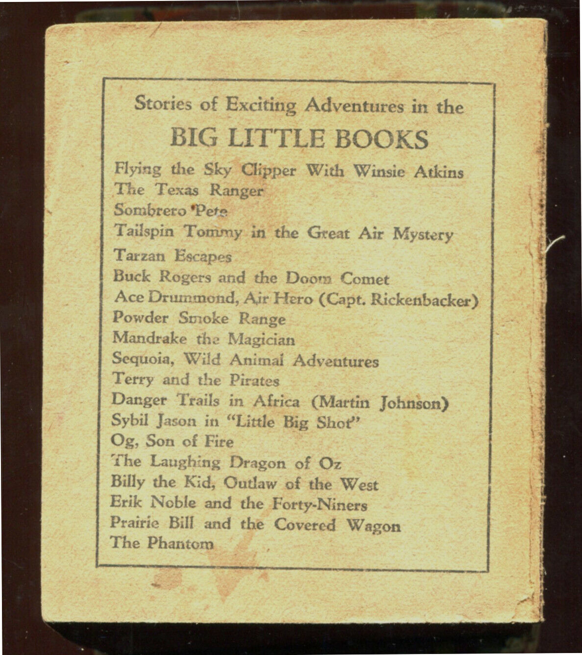 BLB Buffalo Bill Plays a Lone Hand Buck Wilson Whitman 1194 | Comic ...