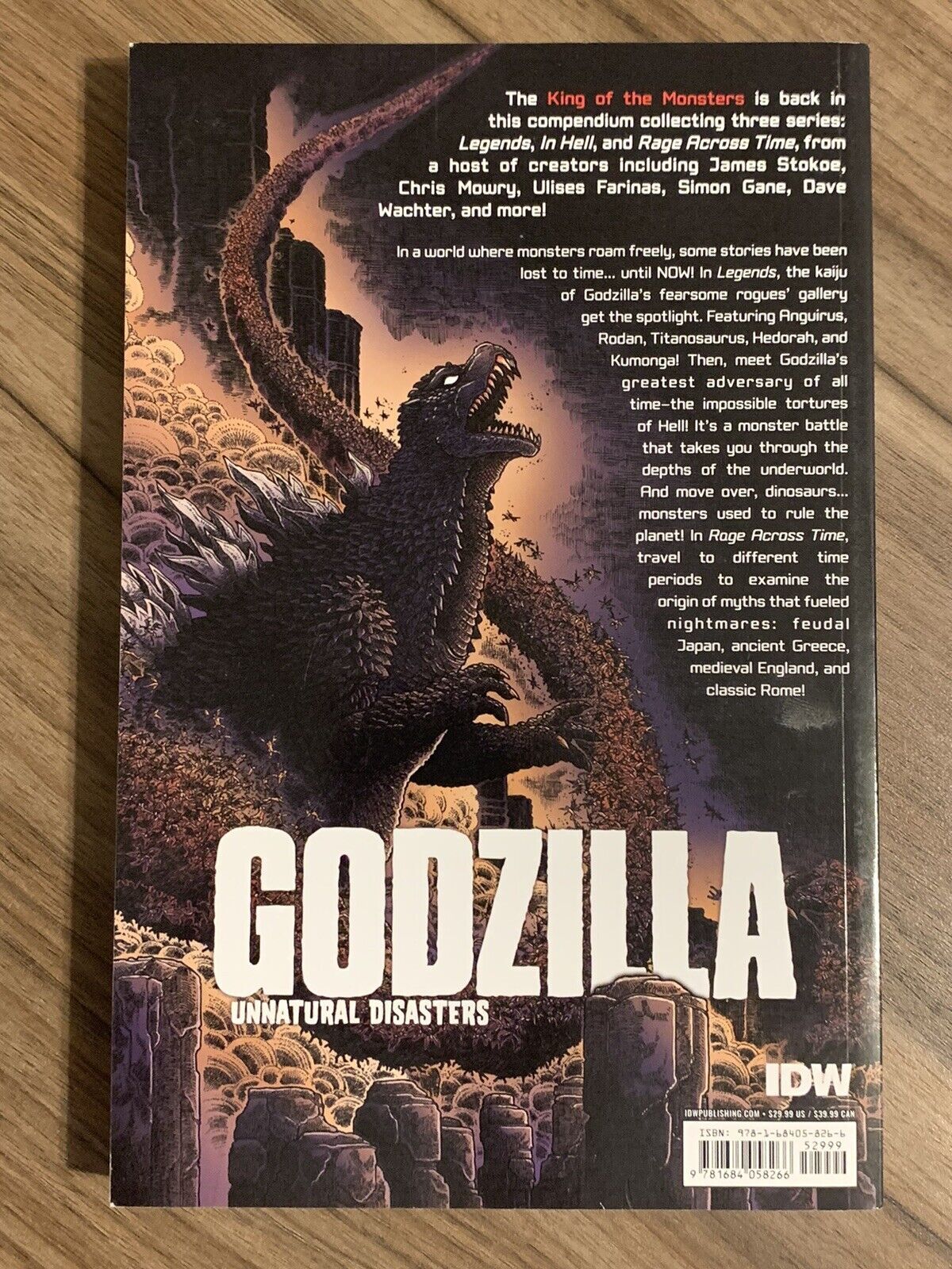 Godzilla Unnatural Disasters & History’s Greatest Monsters TPB Simon ...