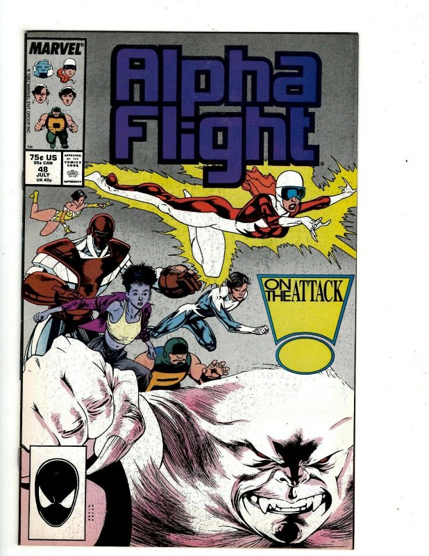 Comics Alpha Flight #75 VF 1989 Stock Image SH1576681