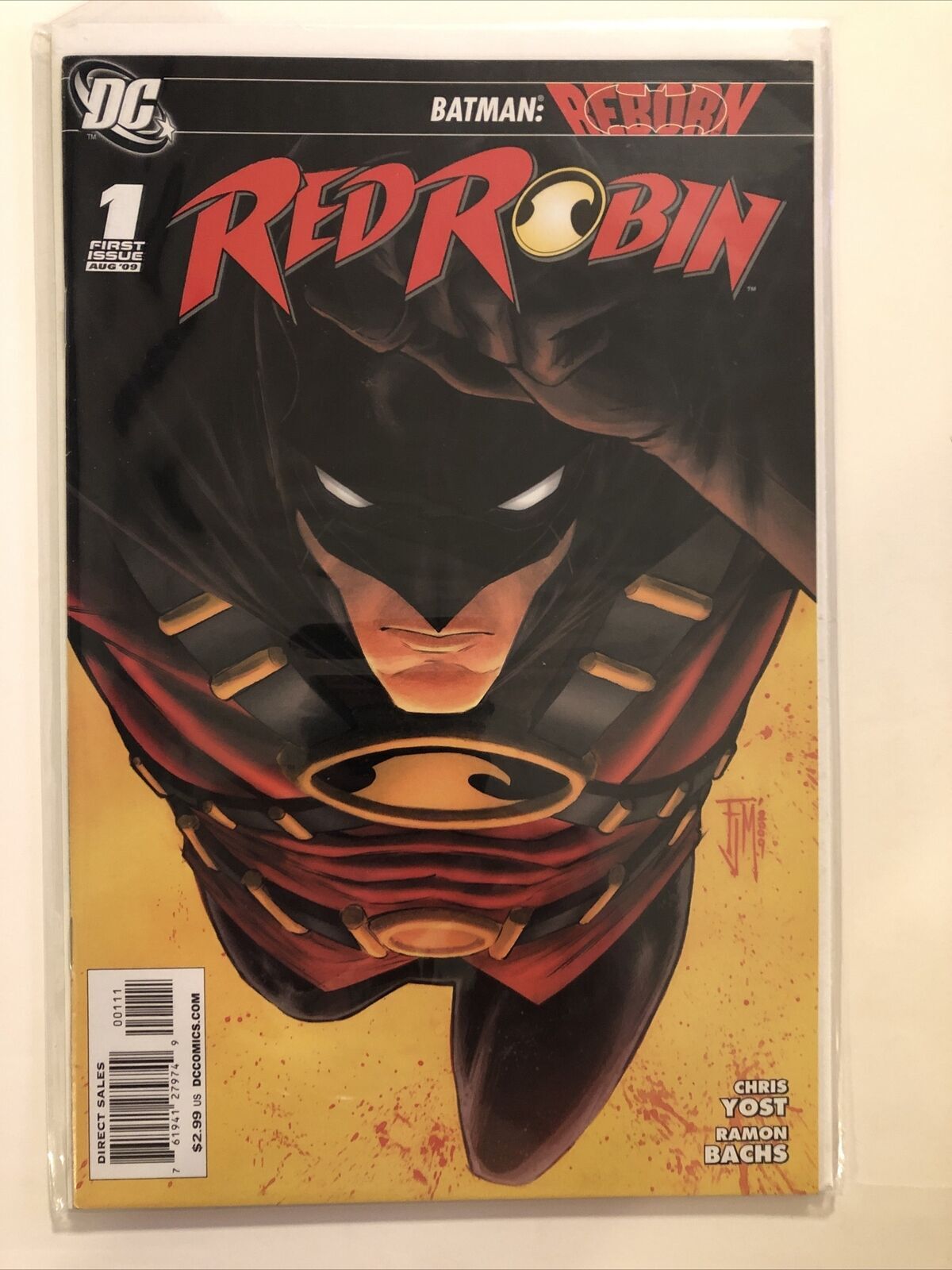 Red Robin #1 2009 DC Comics 1st Tim Drake Red Robin Batman Reborn Key ...