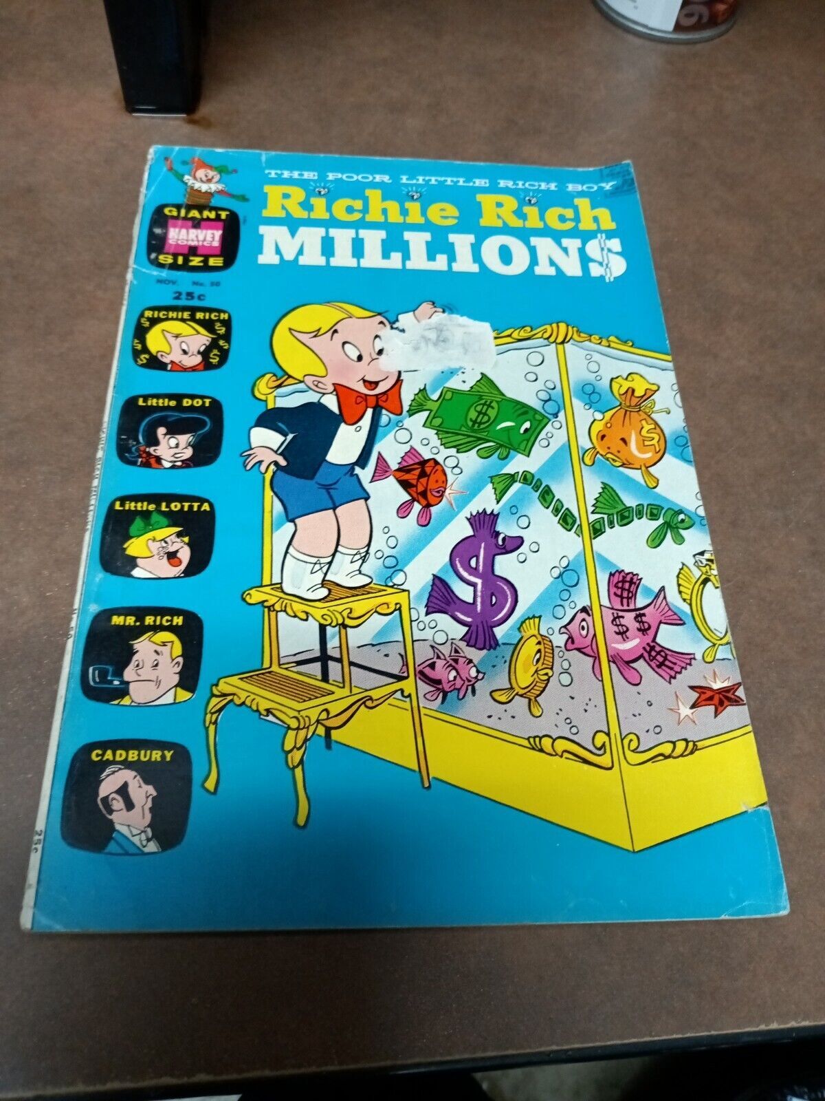 RICHIE RICH MILLIONS 50 DEAN MARTIN APPEARANCE 1967 Harvey giant size ...