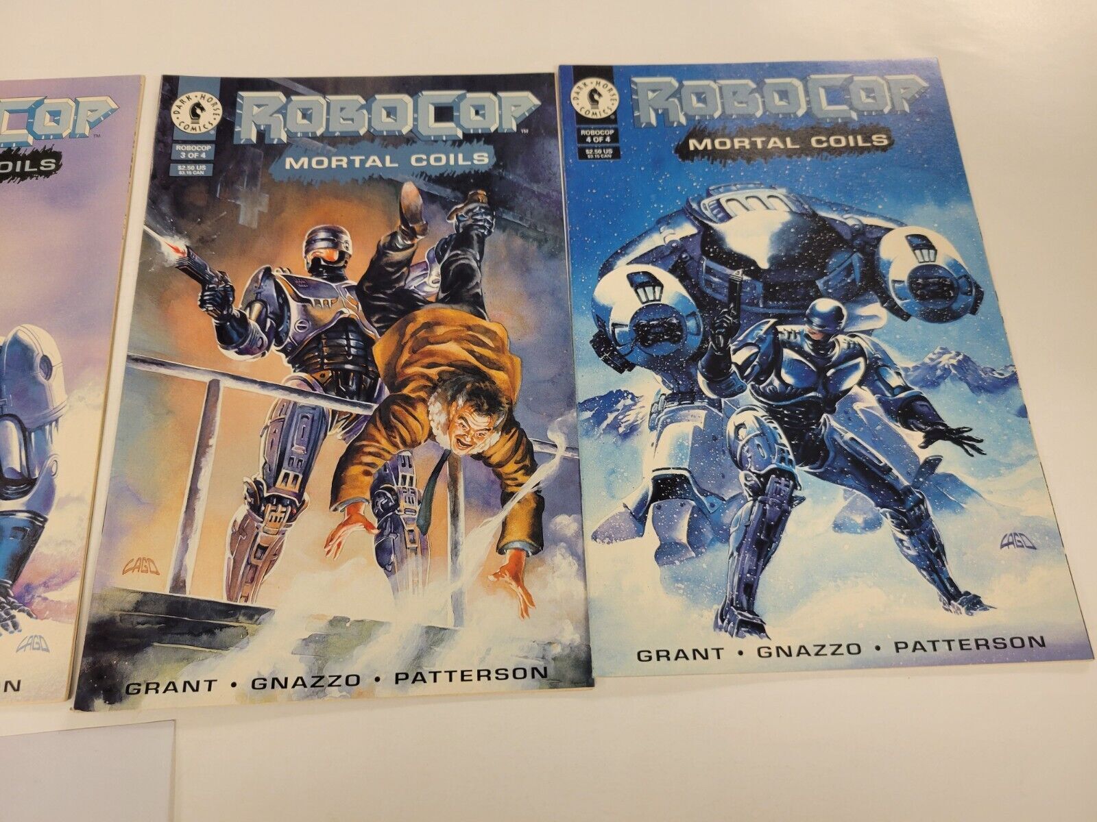 4 Robocop Comic Books #1 2 3 4 Mortal Coils 83 TJ1 | Comic Books ...